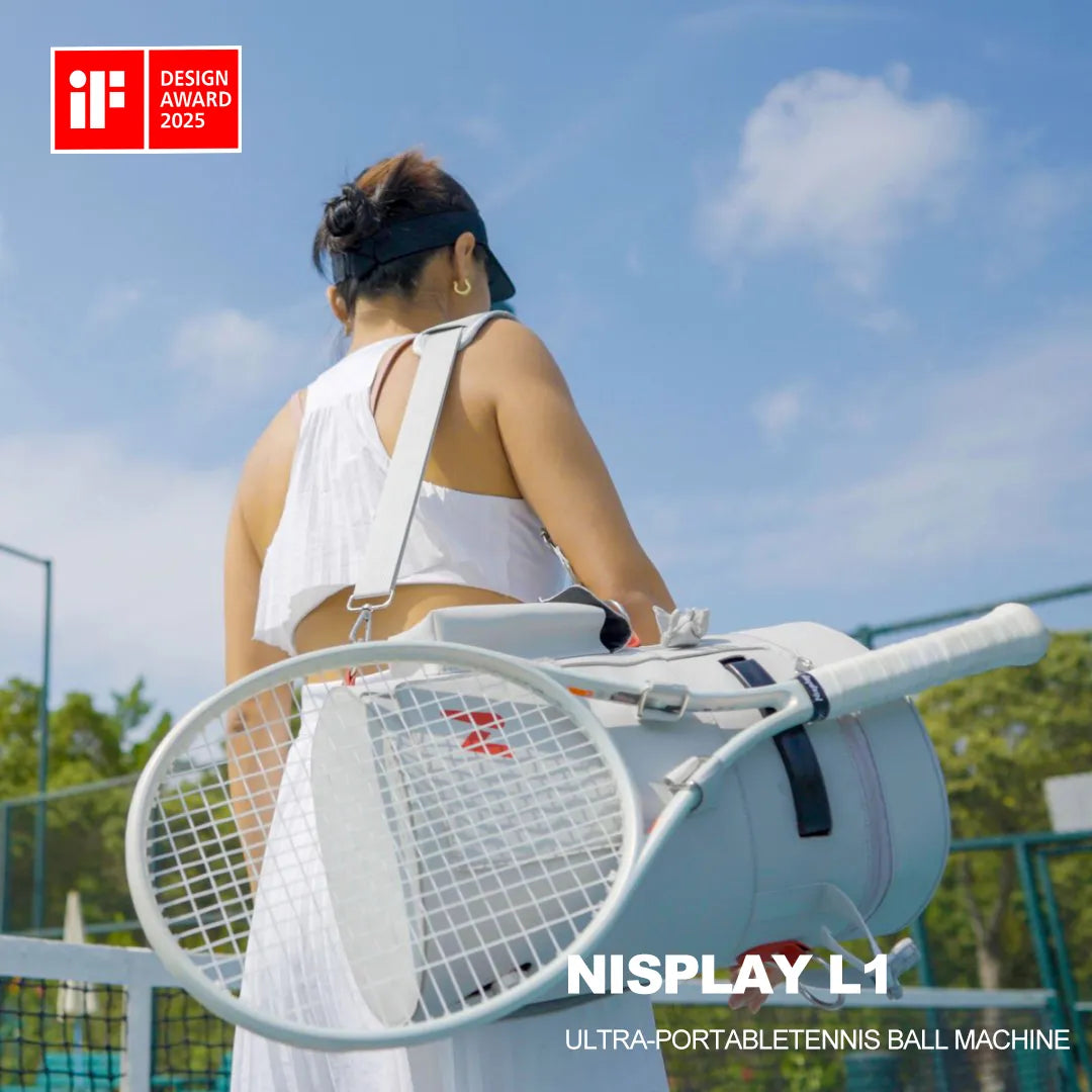 Nisplay L1 Portable Tennis Ball Machine Wins 2025 iF Design Award – NISPLAY